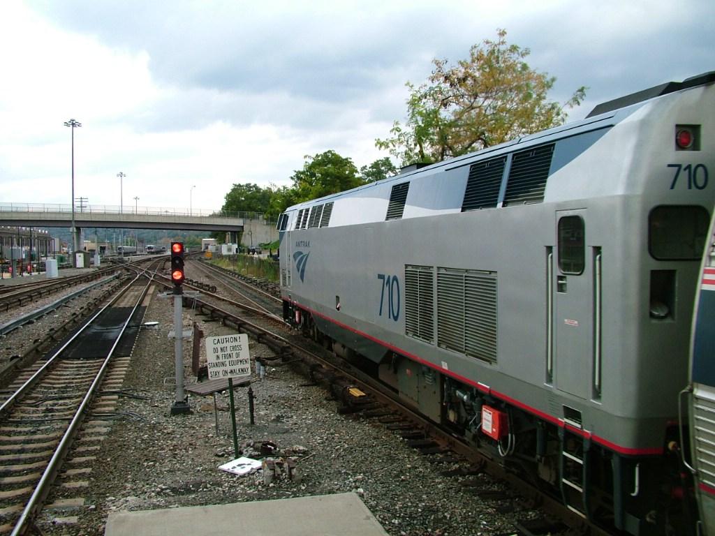 AMTK 710 departing for Albany & Chicago